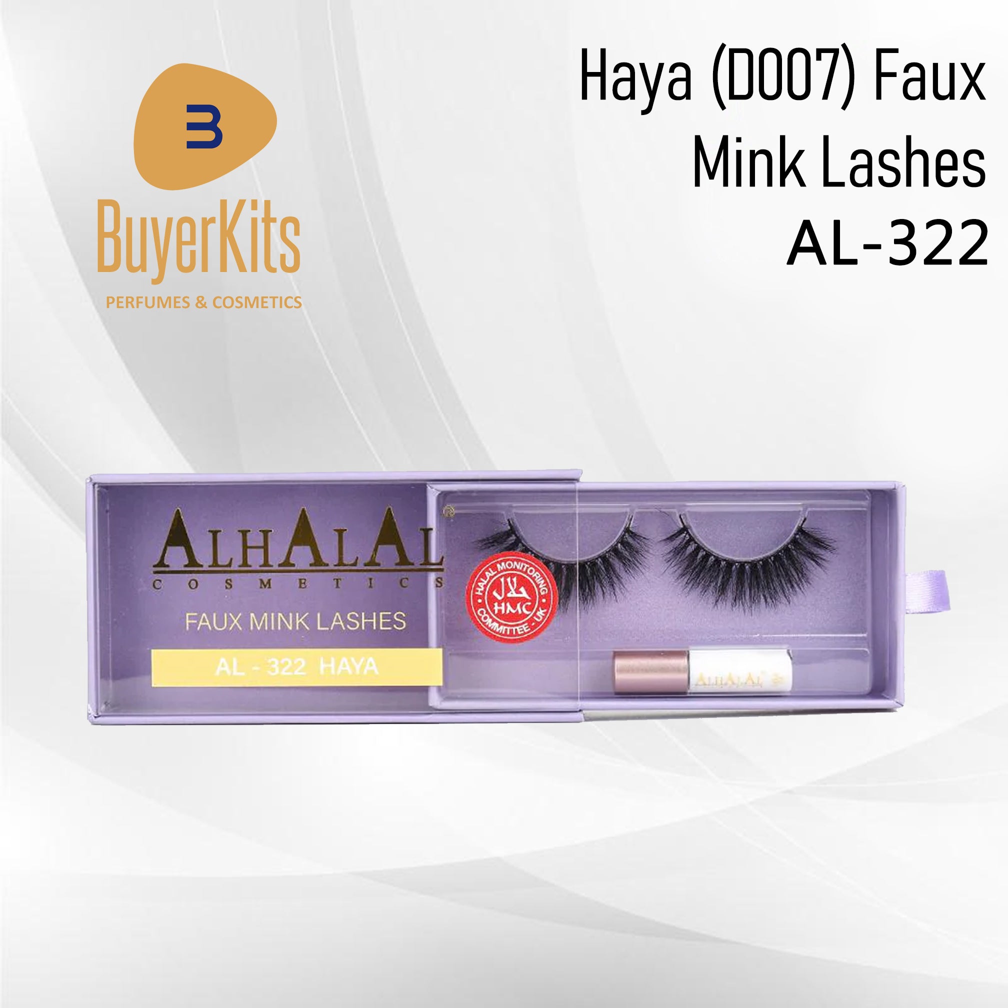 ALHALAL COSMETICS HAYA (D007) FAUX MINK LASHES AL-322 – Buyerkits