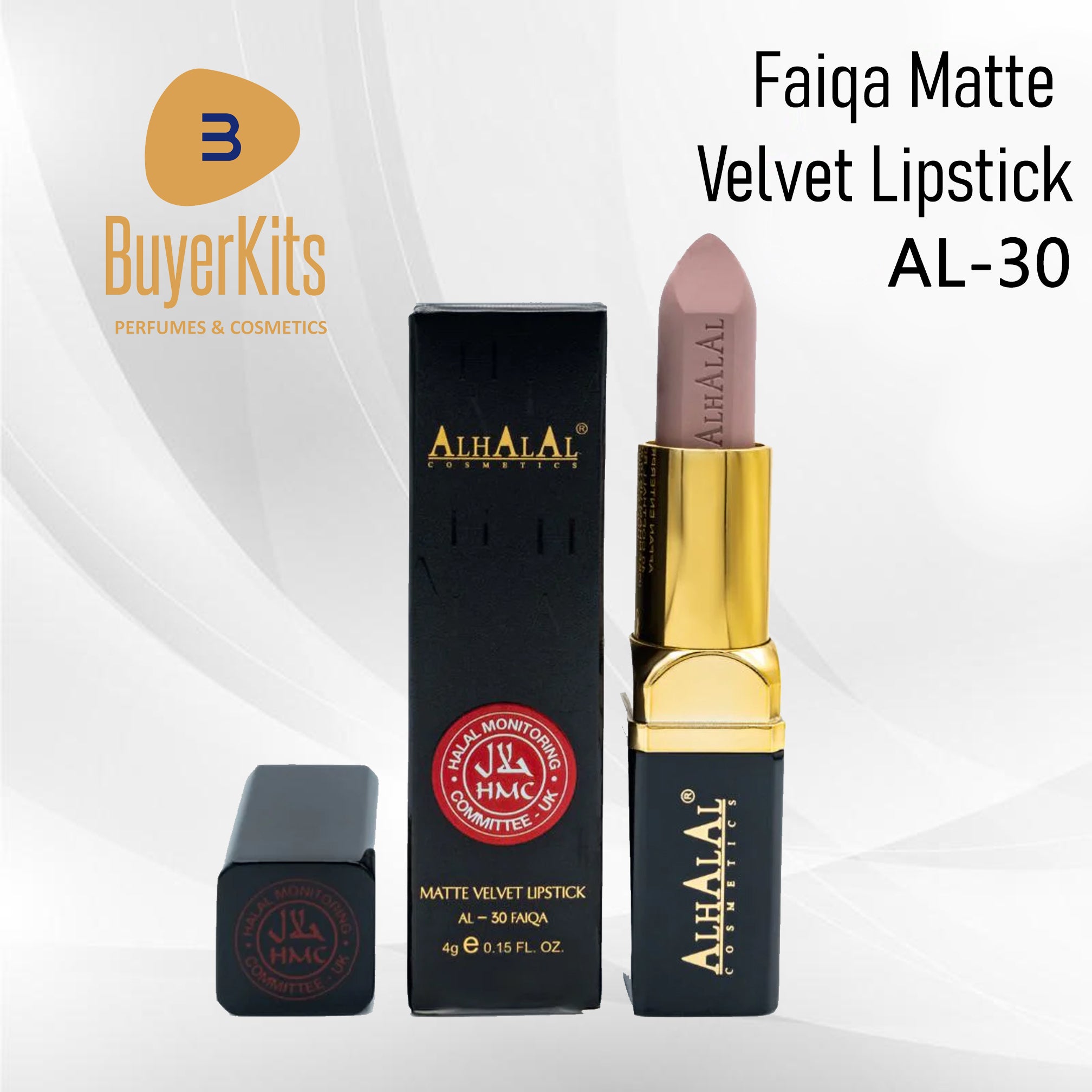ALHALAL COSMETICS FAIQA MATTE VELVET LIPSTICK 4G AL-30 – Buyerkits