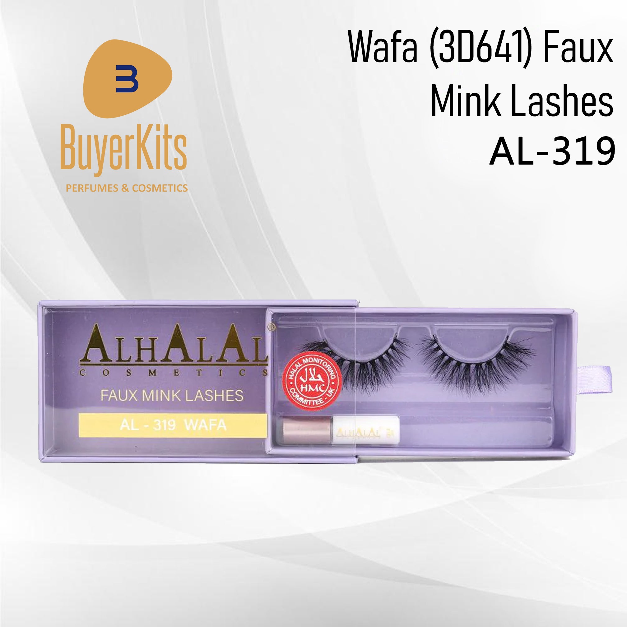 ALHALAL COSMETICS WAFA (3D641) FAUX MINK LASHES AL-319 – Buyerkits